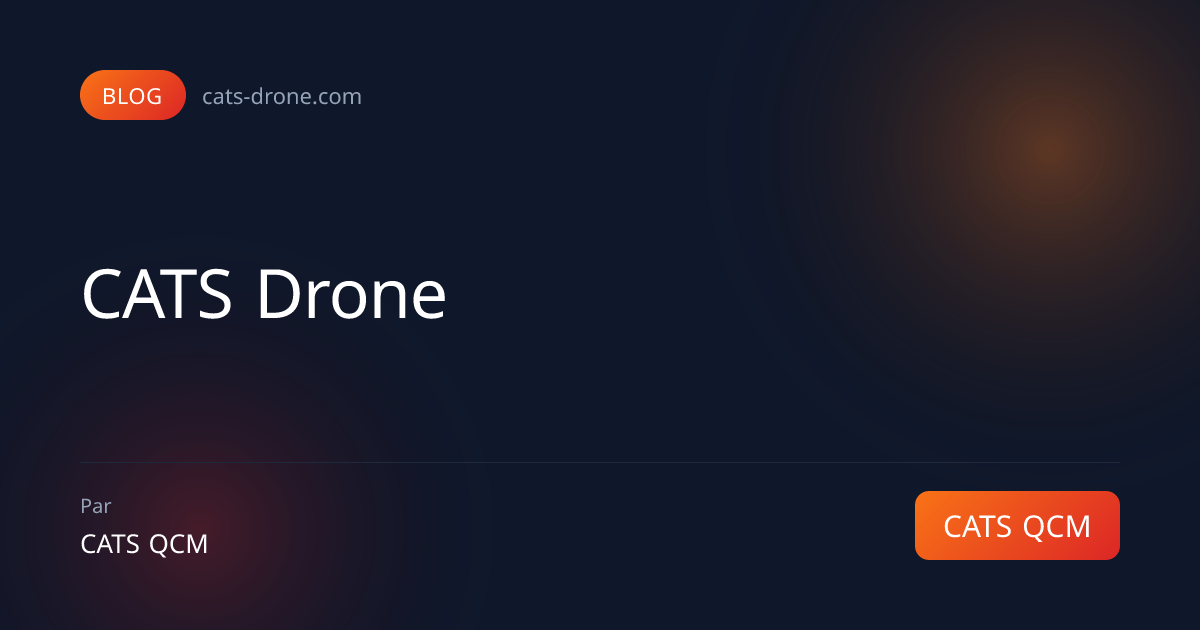 Drones C5 et C6 : Le Guide Complet pour les Scénarios STS en 2025 ...